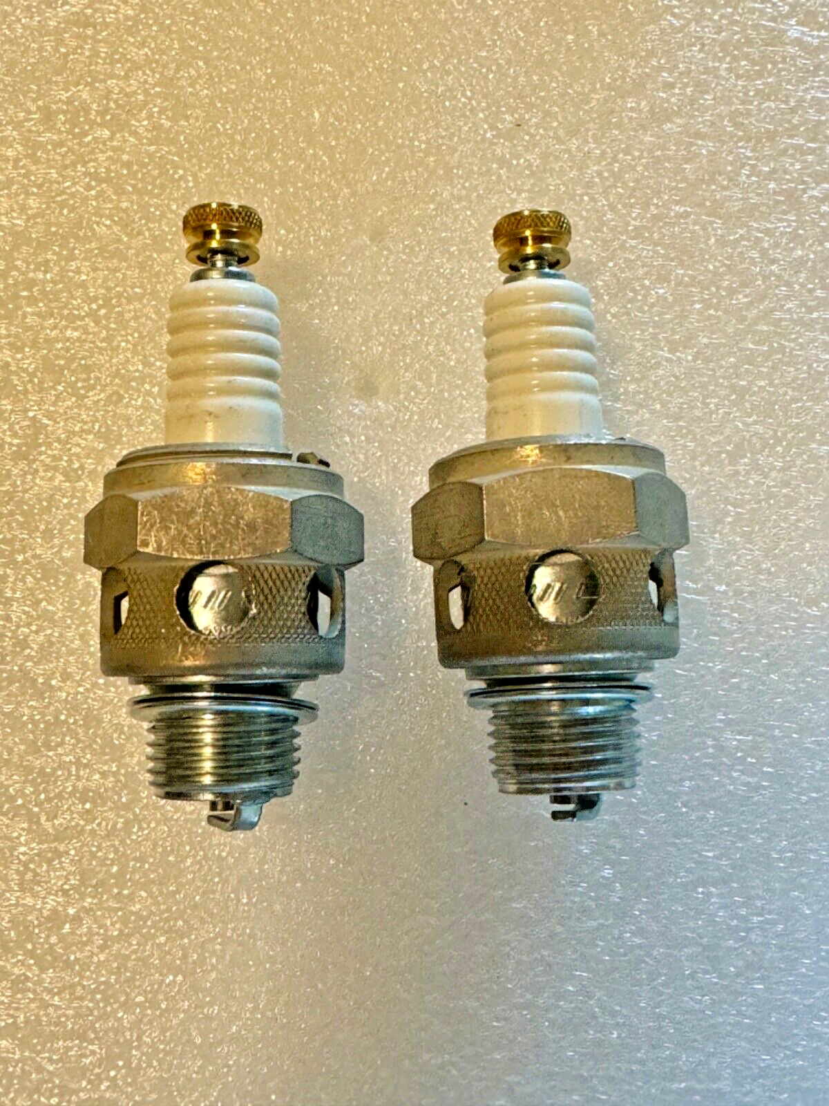 Champion 18mm Air-Cooled Spark Plugs #3 Harley Knucklehead UL WLA WLC ...