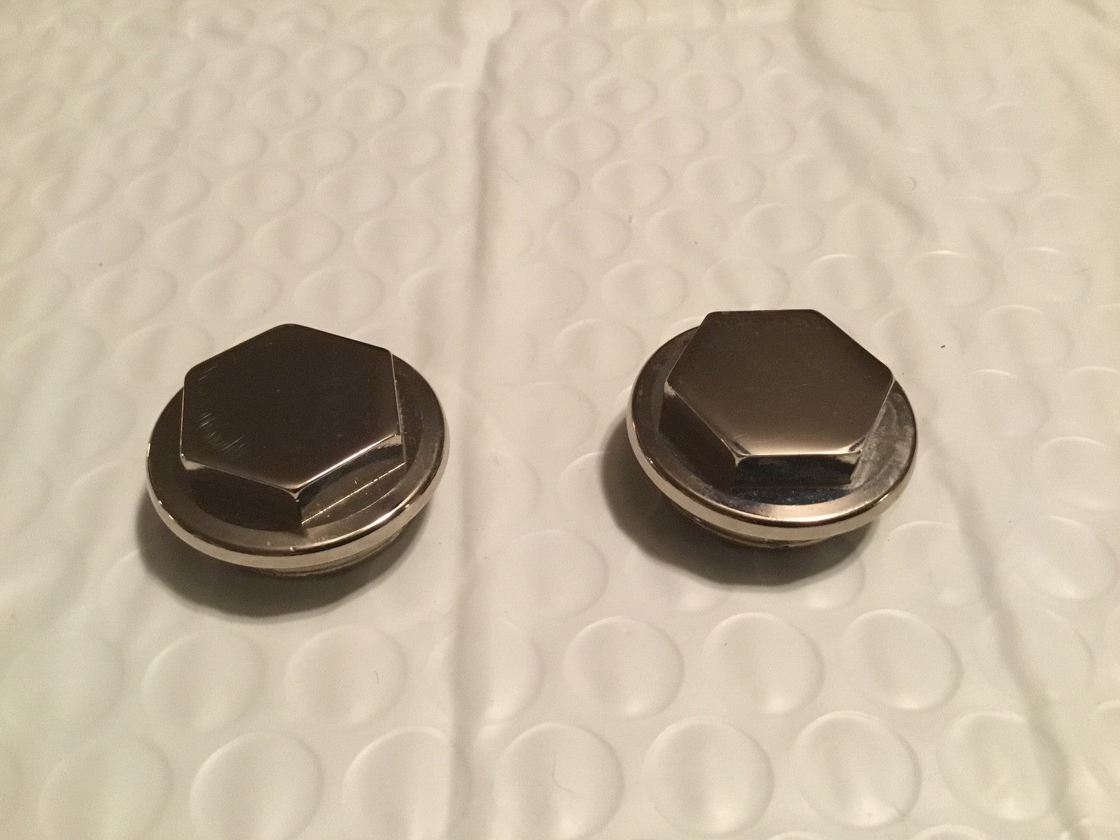Harley JD F Single Sport Twin Handlebar End Nuts 1910-30 OEM# 3330-10 ...