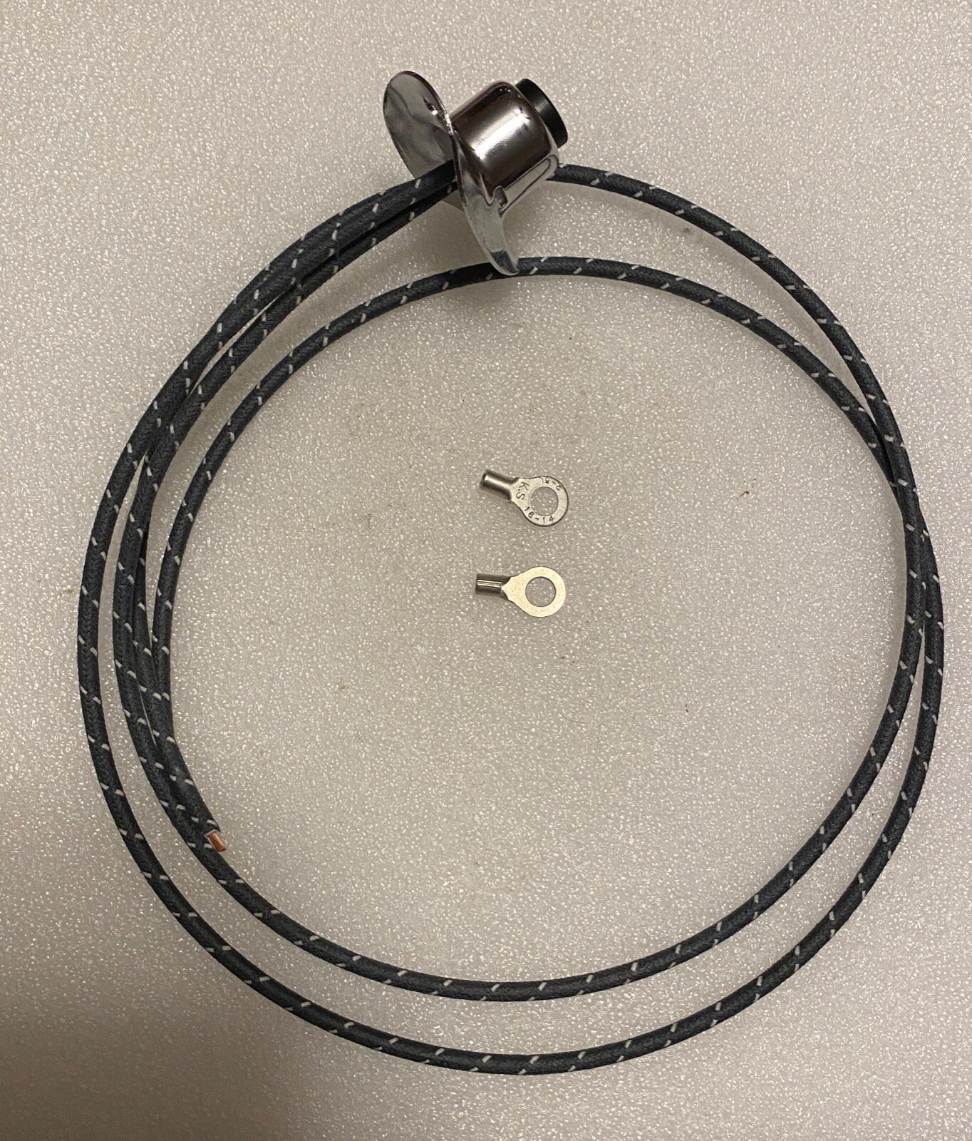 Harley 71631-65A Two Wire Cloth Insulated Starter Button Panhead Shove ...