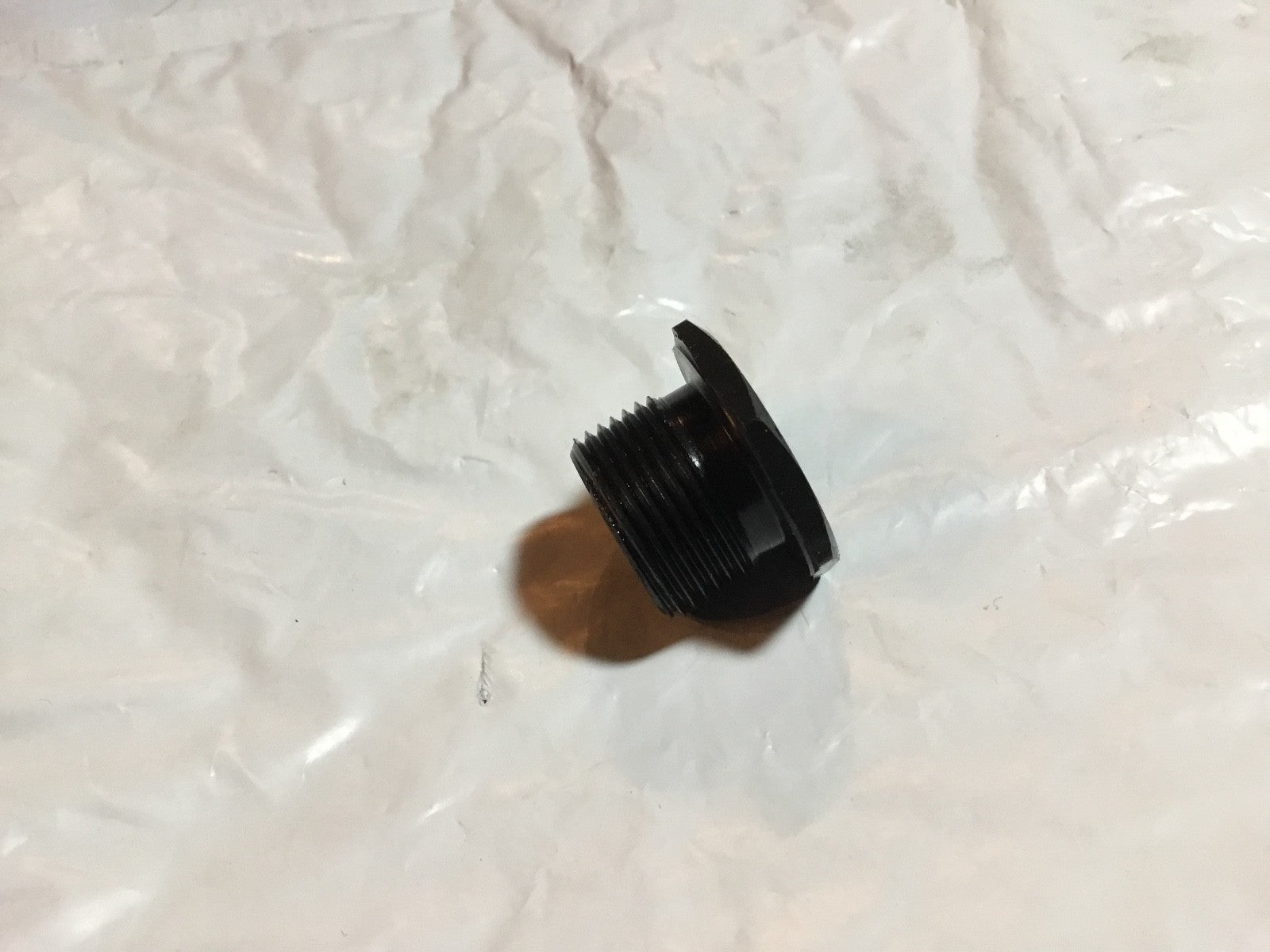 Harley 1937 Knucklehead EL UL Oil Tank Banjo Feed Line Fitting 3504-37 ...