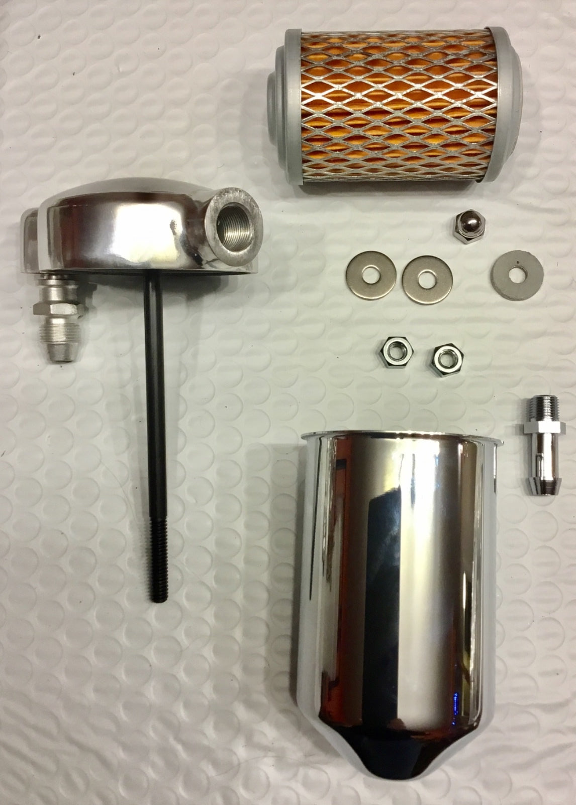 Harley Oil Filter Kit Panhead 1948 & 49 Rigid Tank Mount Cannister OEM ...