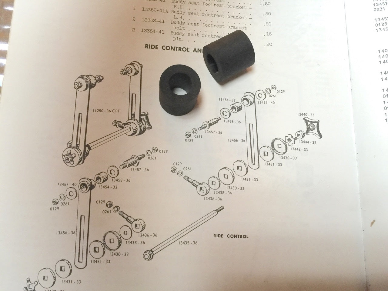 Harley Knucklehead Ride Control Bushings 1933-1945 UL WL WLA 13454-33 ...