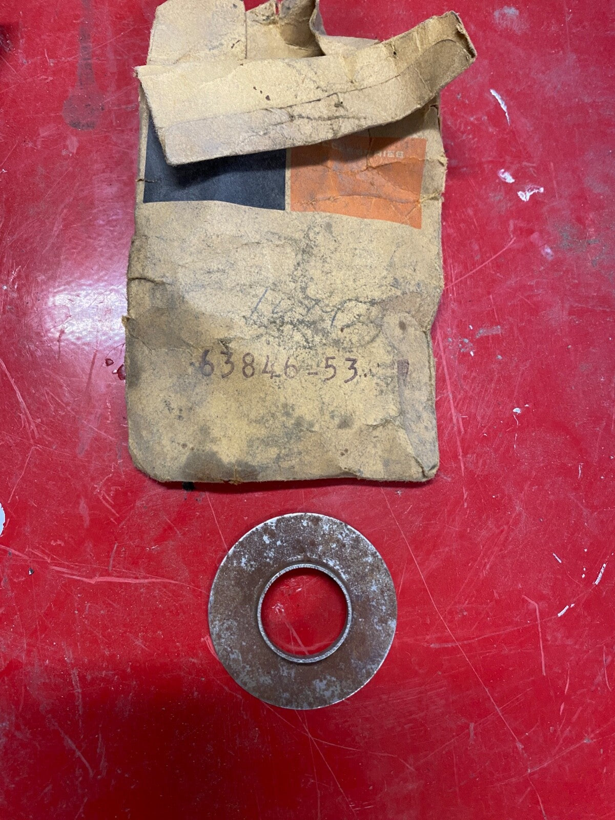 Harley NOS K-Model Pan Sportster Oil Filter Lower Retainer 1953-67 OEM ...