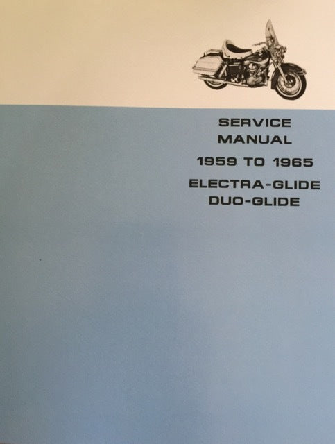 Harley FL FLH Service Manual 58 to 65 Panhead Electra Duo-Glide Wiring ...